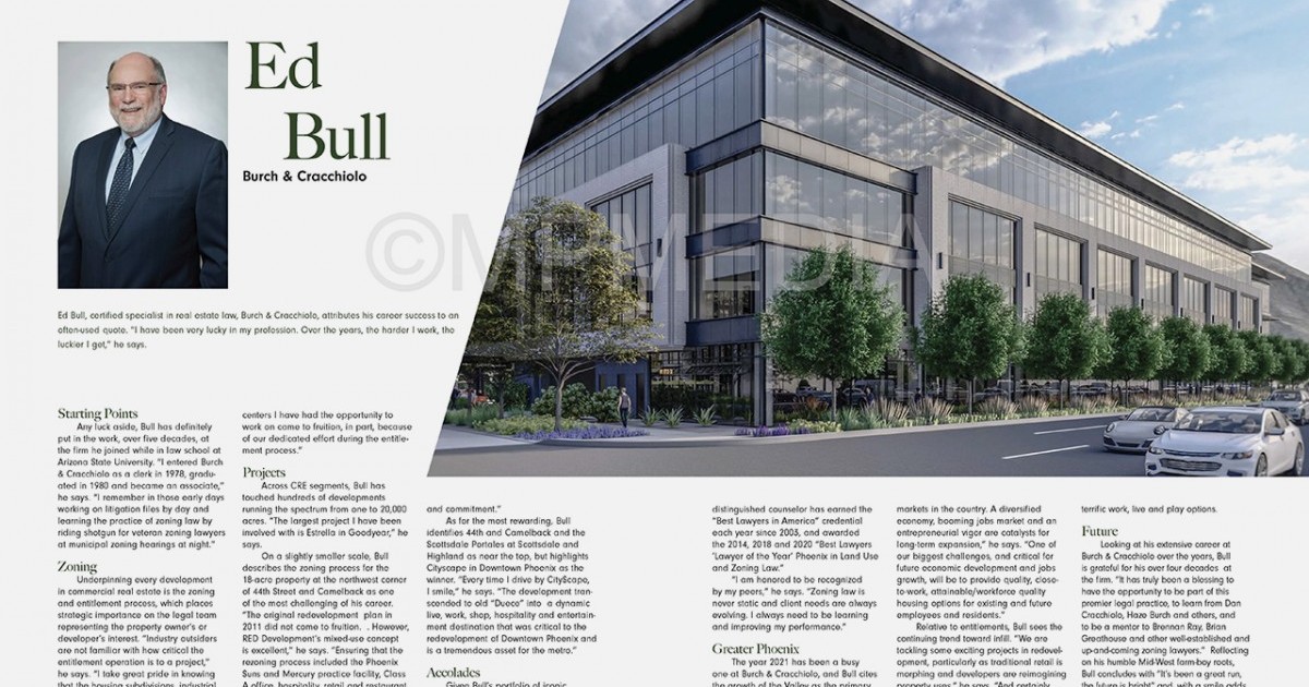 Ed Bull honored as a