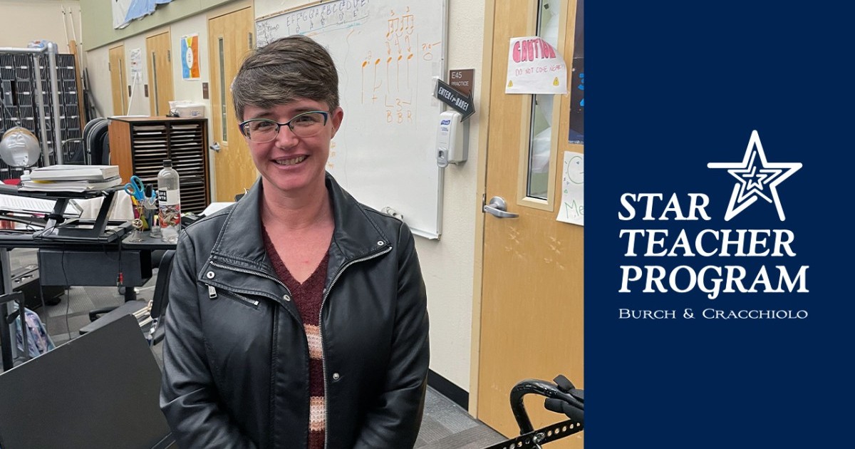 Verrado High School Band Director named February Star Teacher