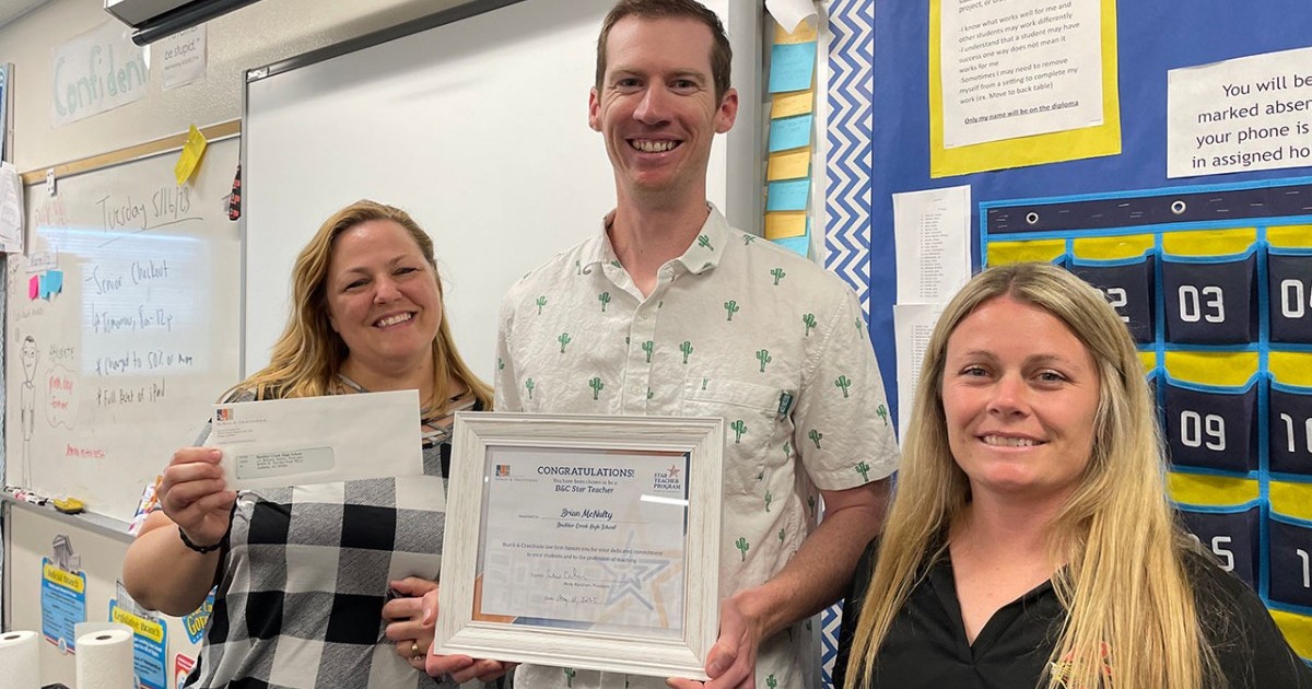 Brian McNulty of Boulder Creek High School named May's Burch ...