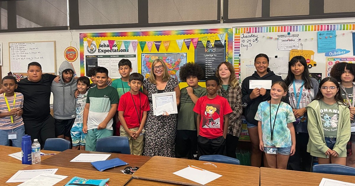 October Star Teacher Award Goes To Jennifer Spector of Desert View ...